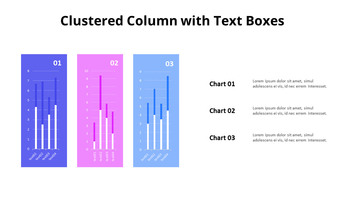 Three Comparison Column Chart