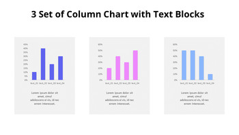 Three Comparison Column Chart