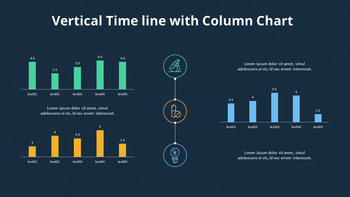 Three Comparison Column Chart