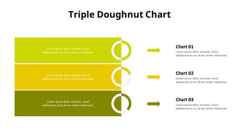 Triple Donut Chart List|Doughnut