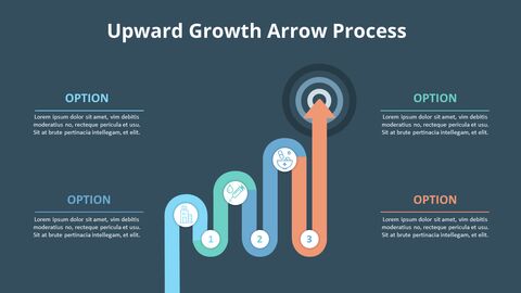 Arrow Process Diagram with Icons