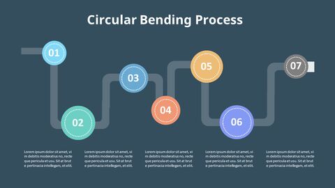 Arrow Process Diagram with Icons