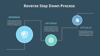 Arrow Process Diagram with Icons