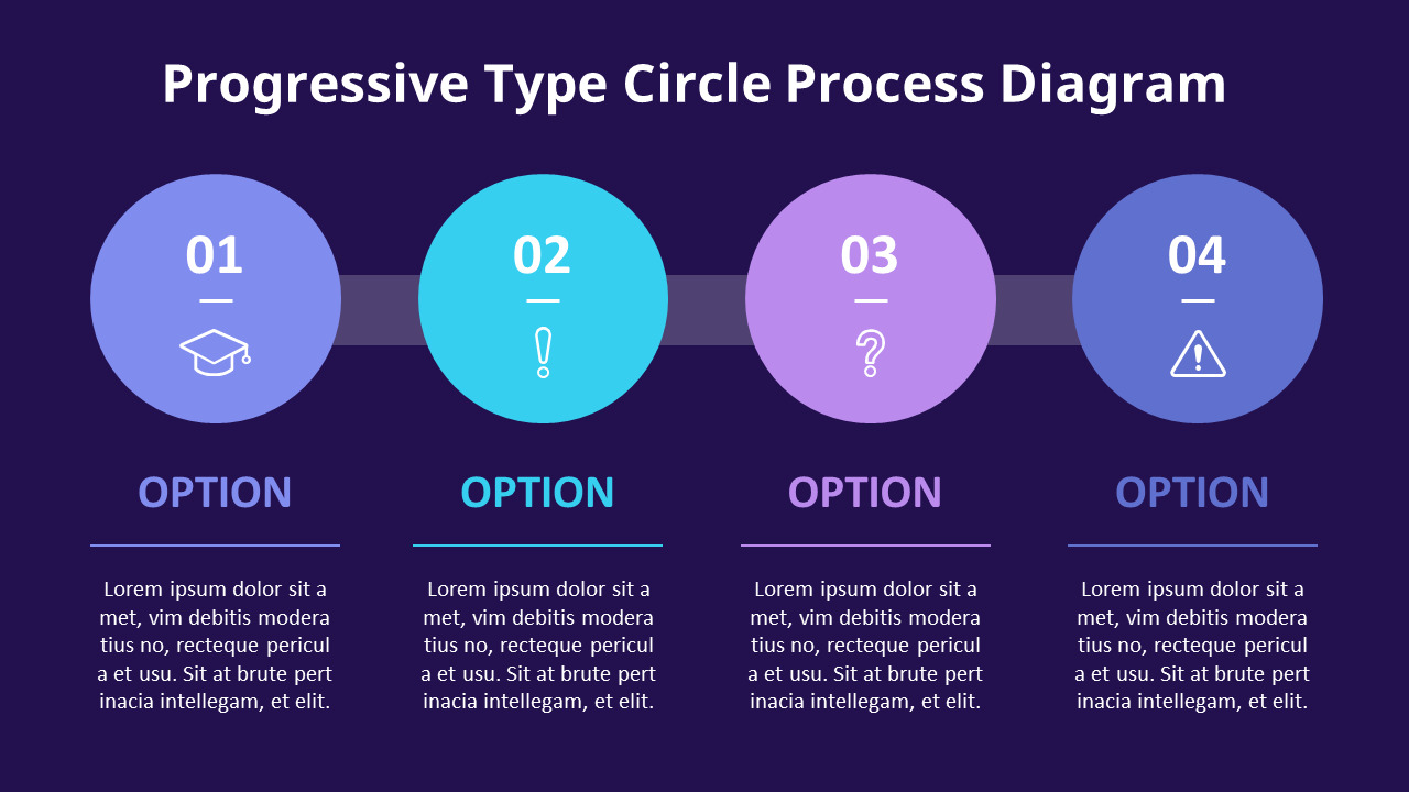Circle Process PPT Template|Diagram