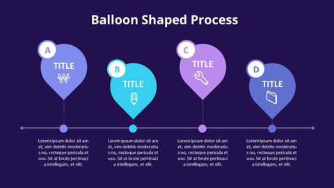 Modello PPT di processo del cerchio|Diagramma