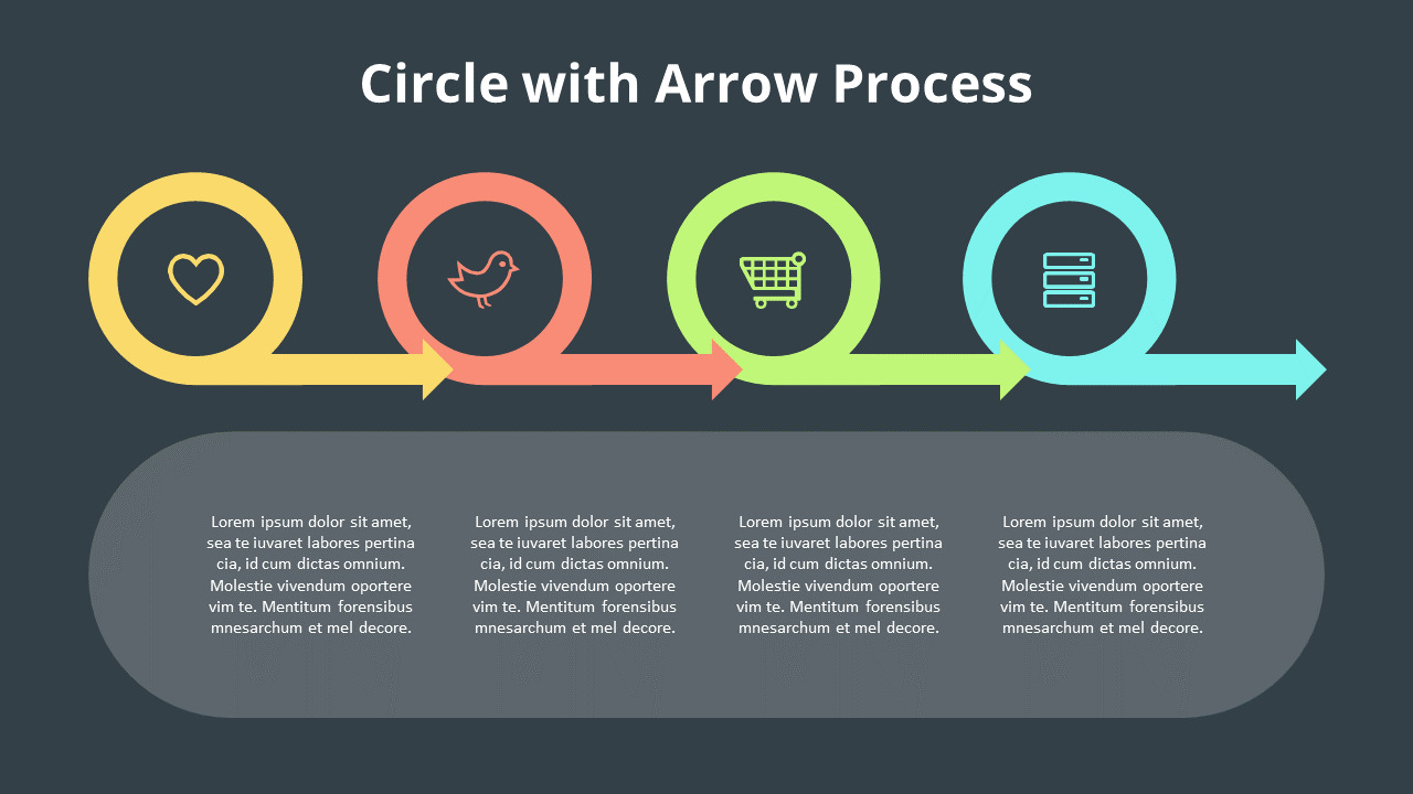 Connected Step Process Diagram