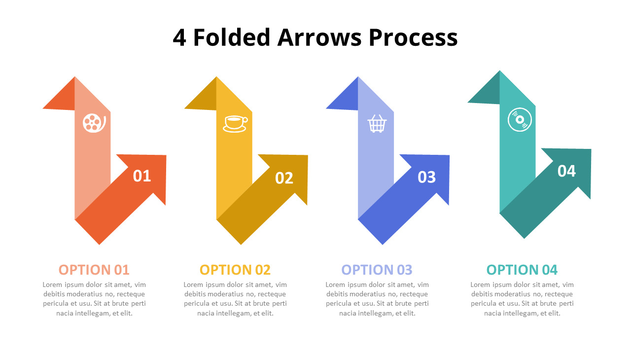 Folded Arrows Process Diagram