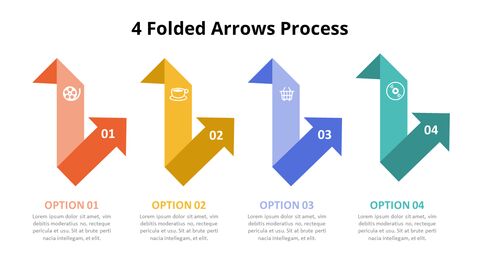 Folded Arrows Process Diagram