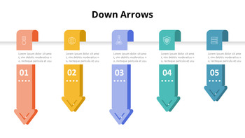 Folded Arrows Process Diagram
