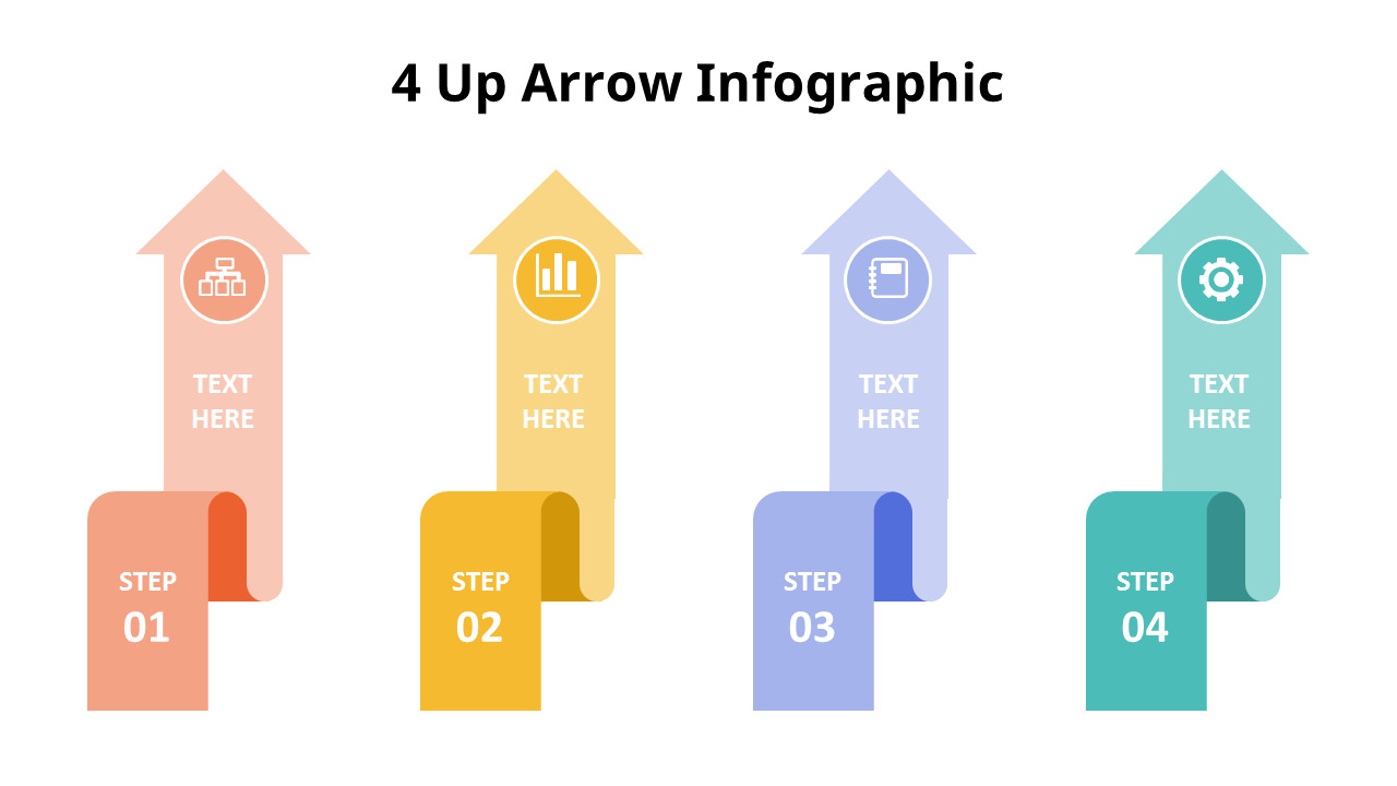 Folded Arrows Process Diagram