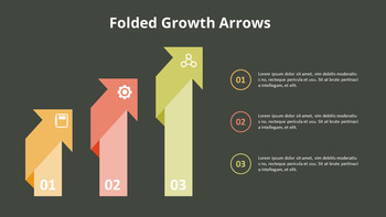 Folded Arrows Process Diagram