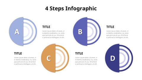 Four Steps with Text Boxes|Process|Diagram