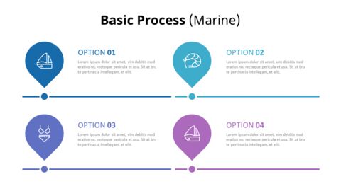Process with Icons Set|Diagram