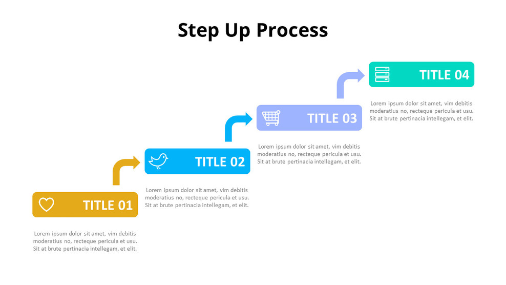 ステップアッププロセス図PPT