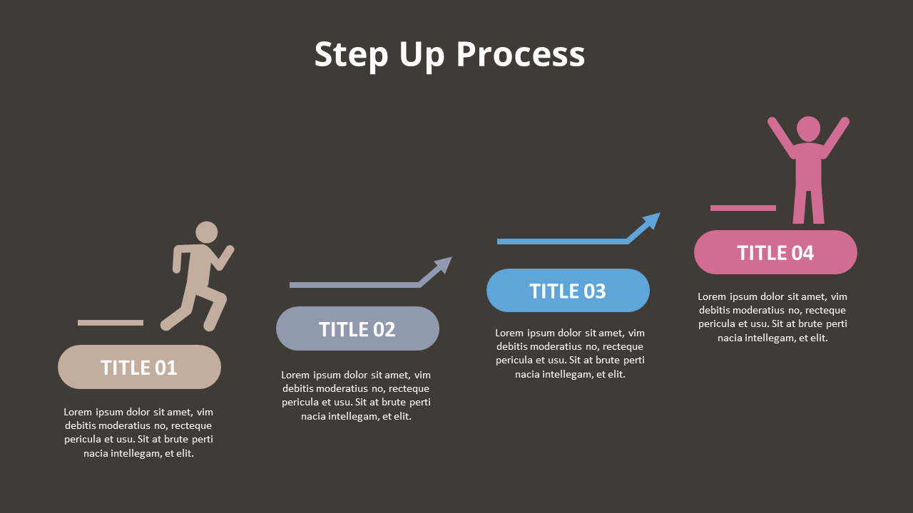 ステップアッププロセス図PPT