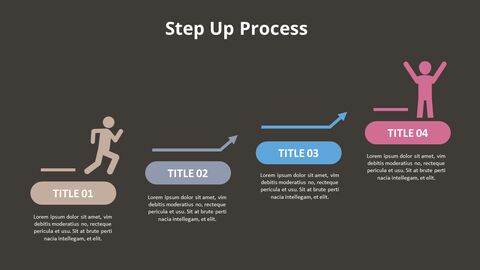 ステップアッププロセス図PPT