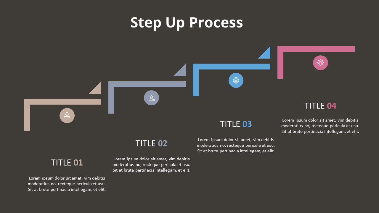 ステップアッププロセス図PPT