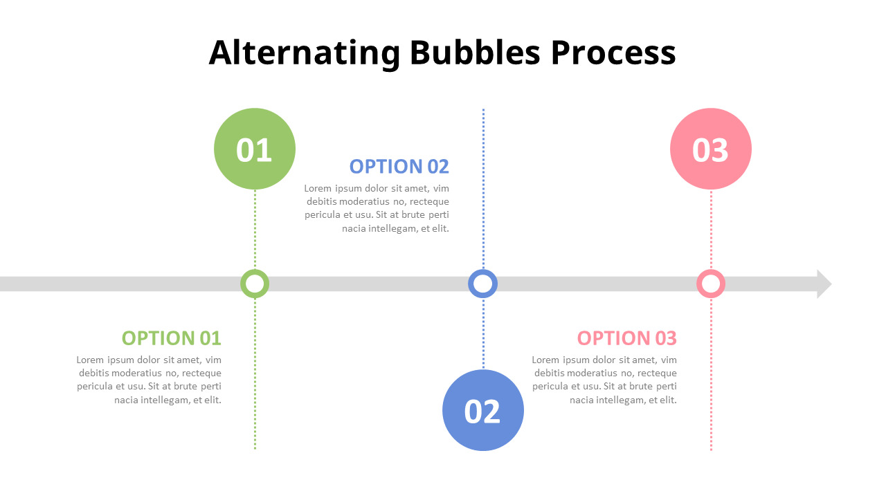Timeline Process with Icons|Diagram