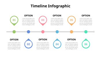 Timeline Process with Icons|Diagram