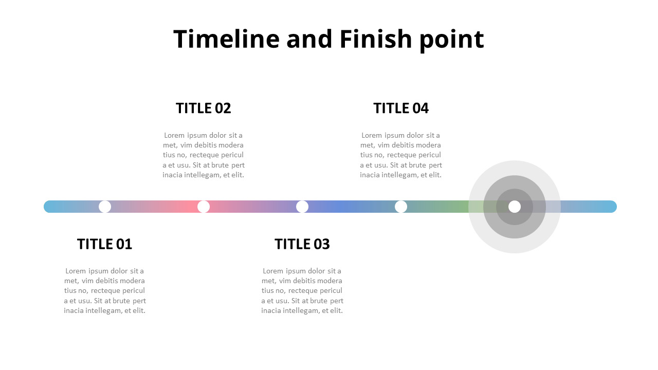 Timeline Process with Icons|Diagram