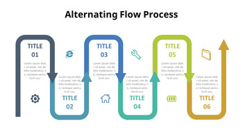 Various Flow Type Process Diagram