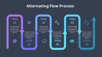 Various Flow Type Process Diagram