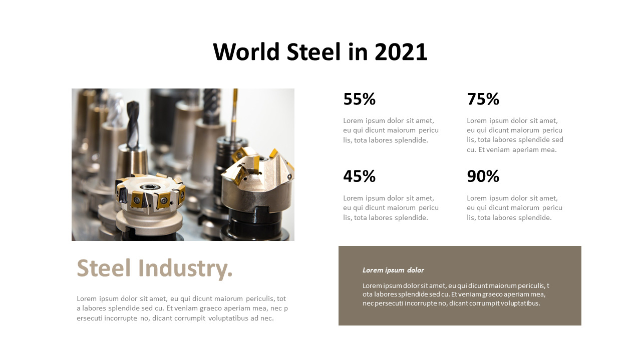 About Steel Industry Business Strategy PPT|Templates