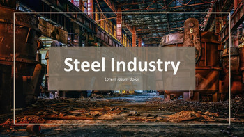 About Steel Industry Business Strategy PPT|Templates