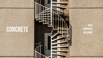 Concrete Business plan Templates PPT|Construction