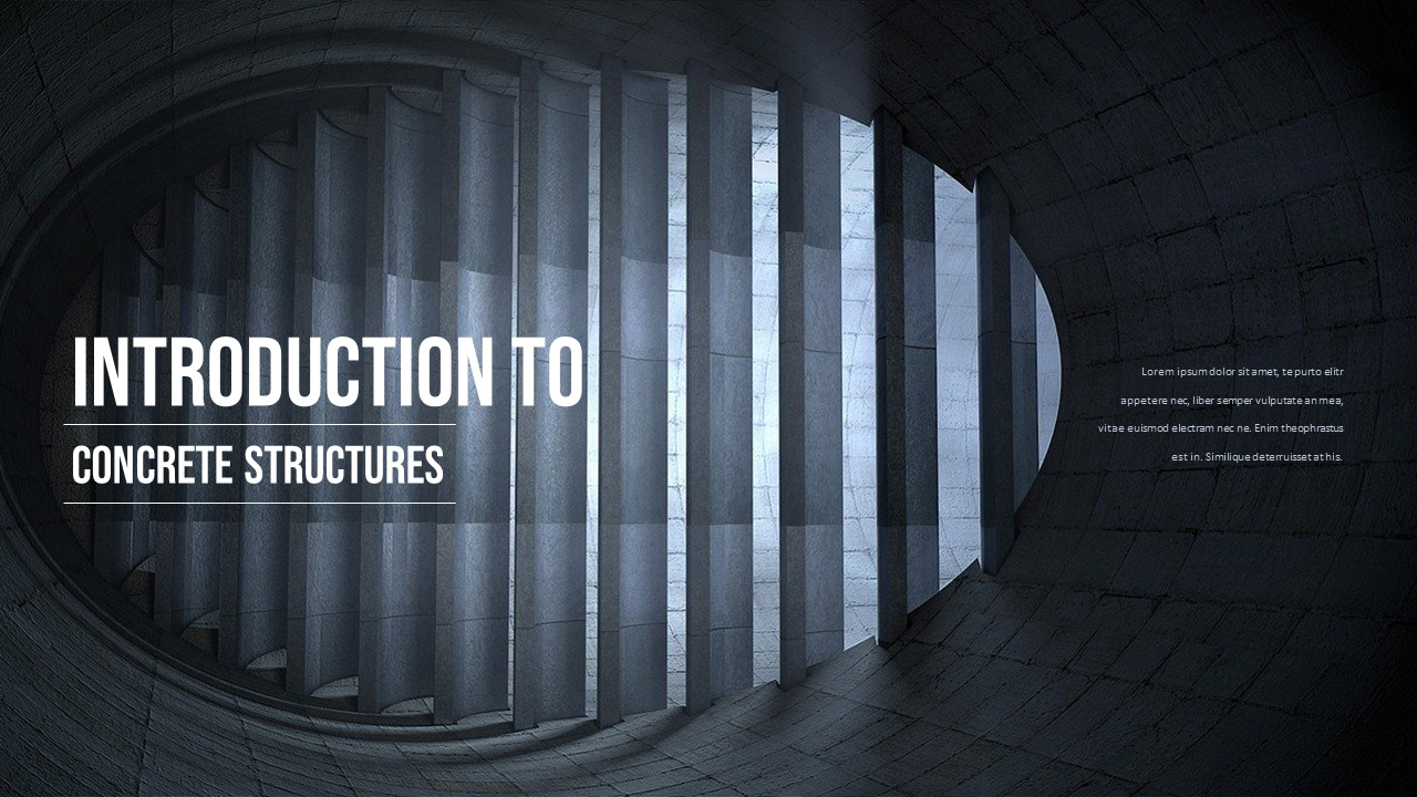 Concrete Business plan Templates PPT|Construction