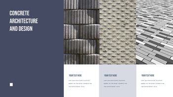 Concrete Business plan Templates PPT|Construction