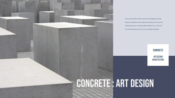 Concrete Business plan Templates PPT|Construction