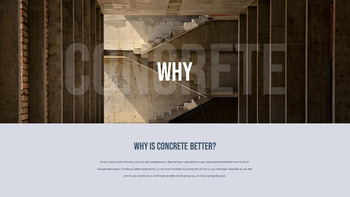 Concrete Business plan Templates PPT|Construction
