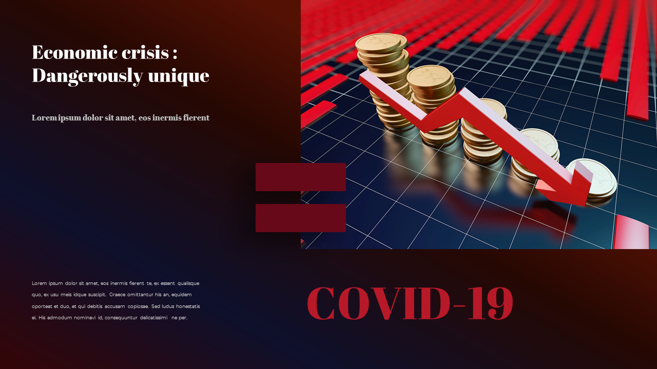 Covid-19 Economic Crisis PPT Templates Design