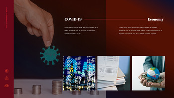 Covid-19 Economic Crisis PPT Templates Design
