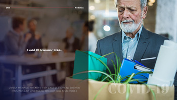 Covid-19 Economic Crisis PPT Templates Design