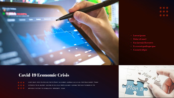 Covid-19 Economic Crisis PPT Templates Design