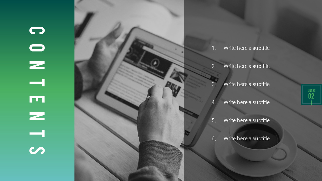 Untact Life Presentation Templates Design
