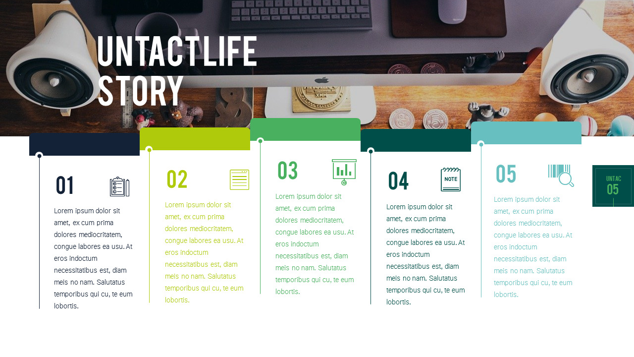 Untact Life Presentation Templates Design