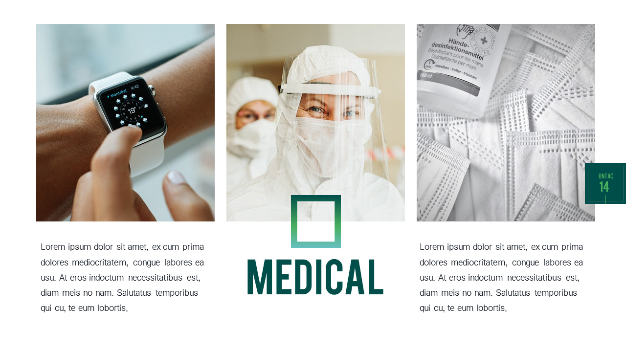 Untact Life Presentation Templates Design