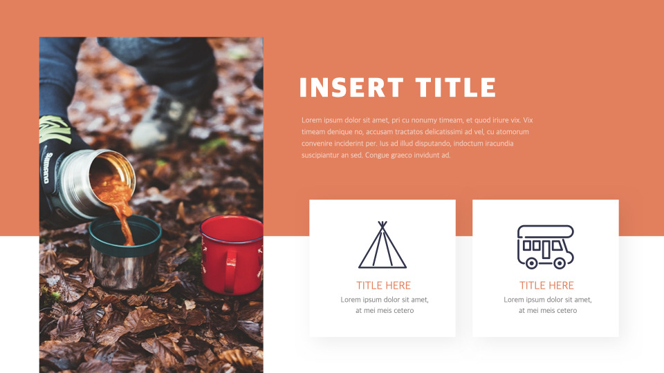 Camping slide template|Lifestyle|Keynote
