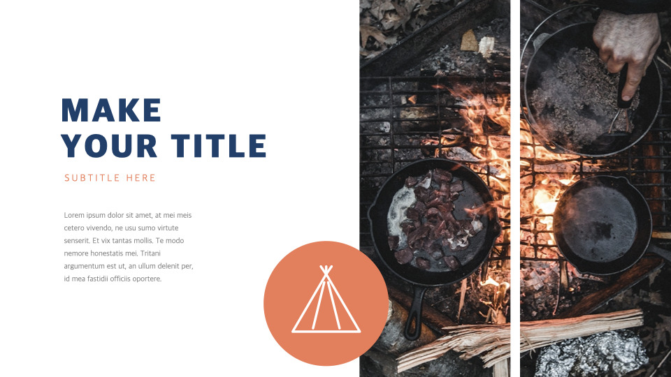 Camping slide template|Lifestyle|Keynote