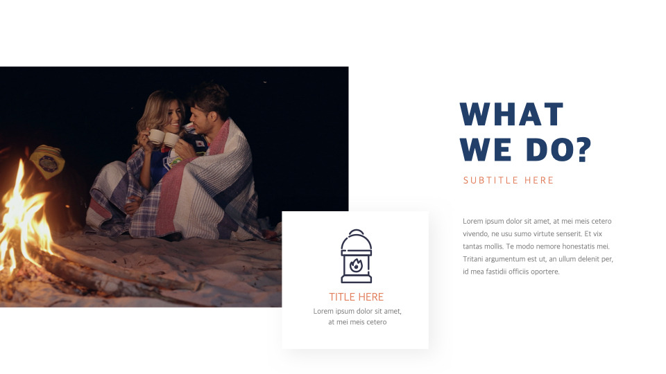 Camping slide template|Lifestyle|Keynote