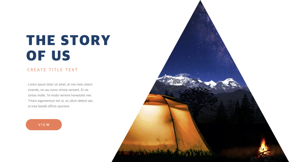 Camping slide template|Lifestyle|Keynote