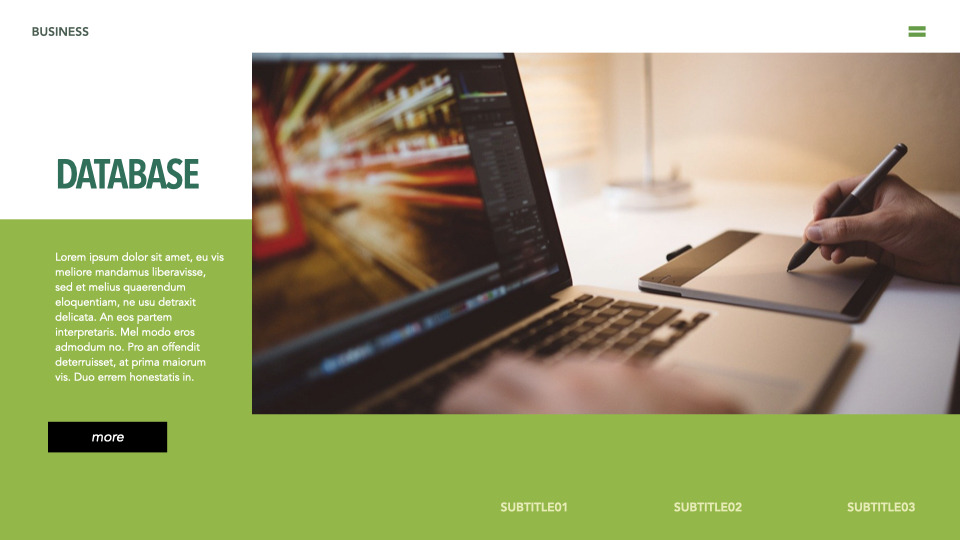 Business Definition company profile template design|Keynote