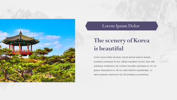 Korea Traditional slide powerpoint|Business|Templates