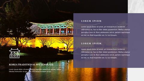 Korea Traditional slide powerpoint|Business|Templates