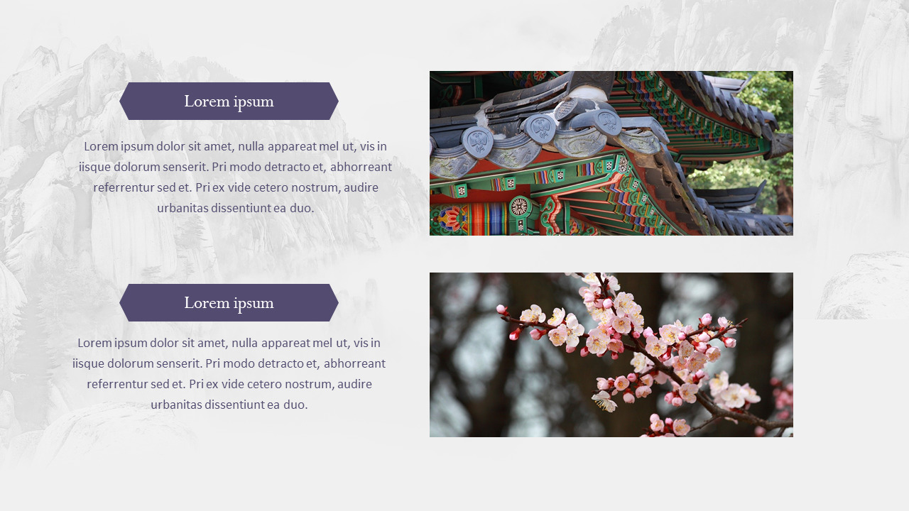 Korea Traditional slide powerpoint|Business|Templates