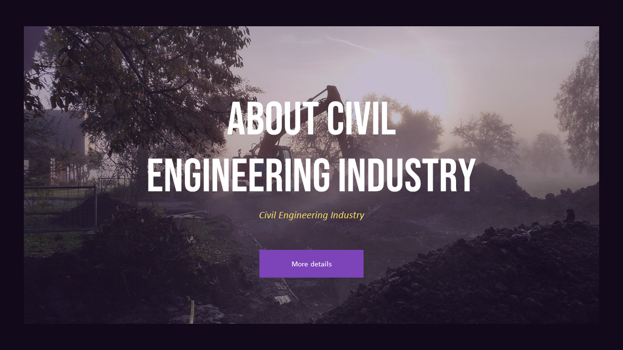 The Future of Civil Engineering Industry PPT Design Templates|Business