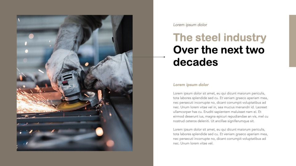 About Steel Industry PPTX Keynote|Business